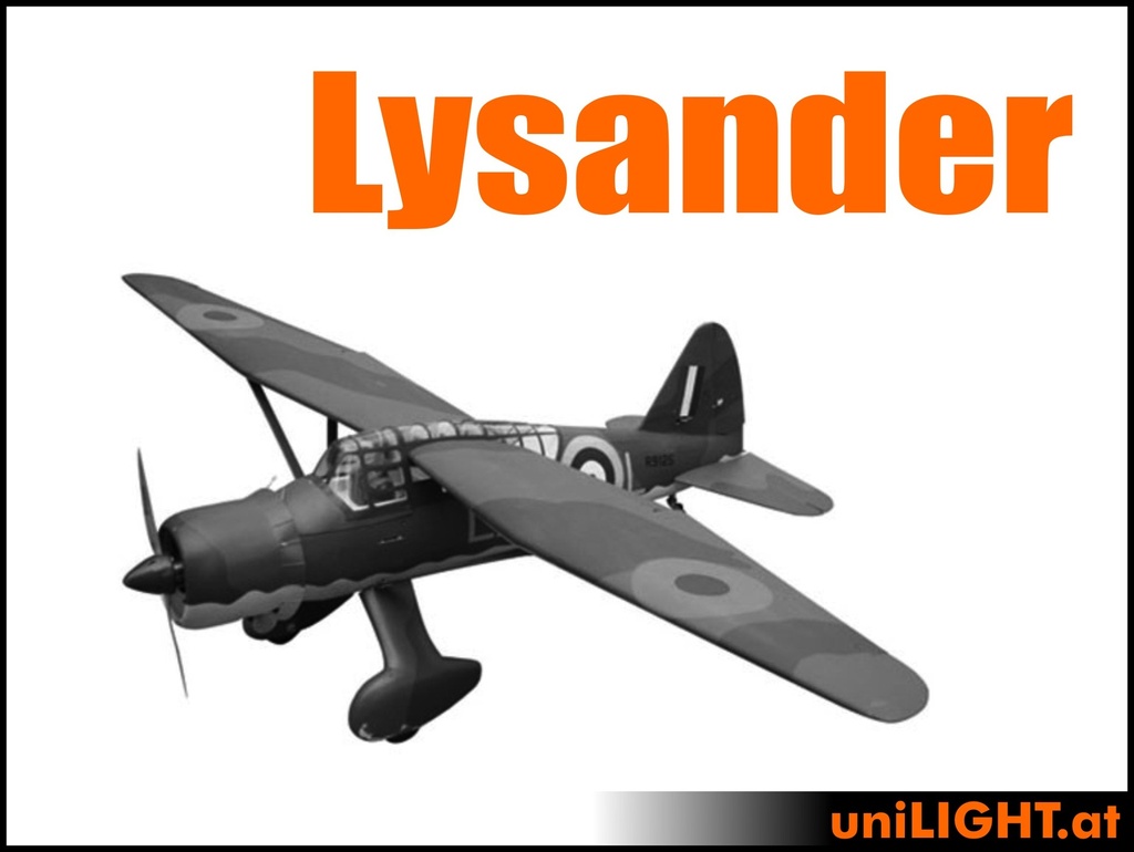 Westland Lysander (1:6, 2.5m, ENTRY) | uniLIGHT.at